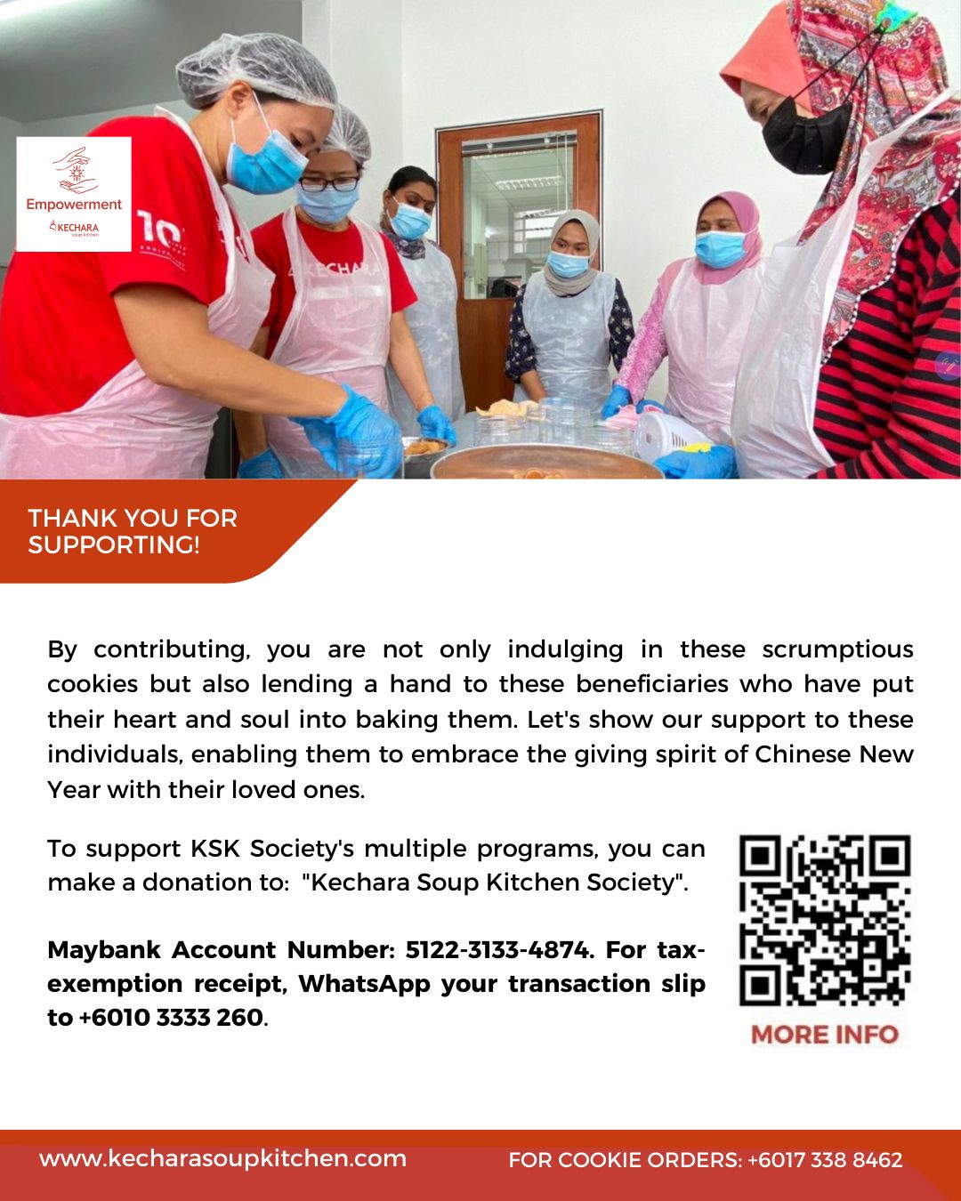 CNY Cookies With Kechara Soup Kitchen - Wiki Impact