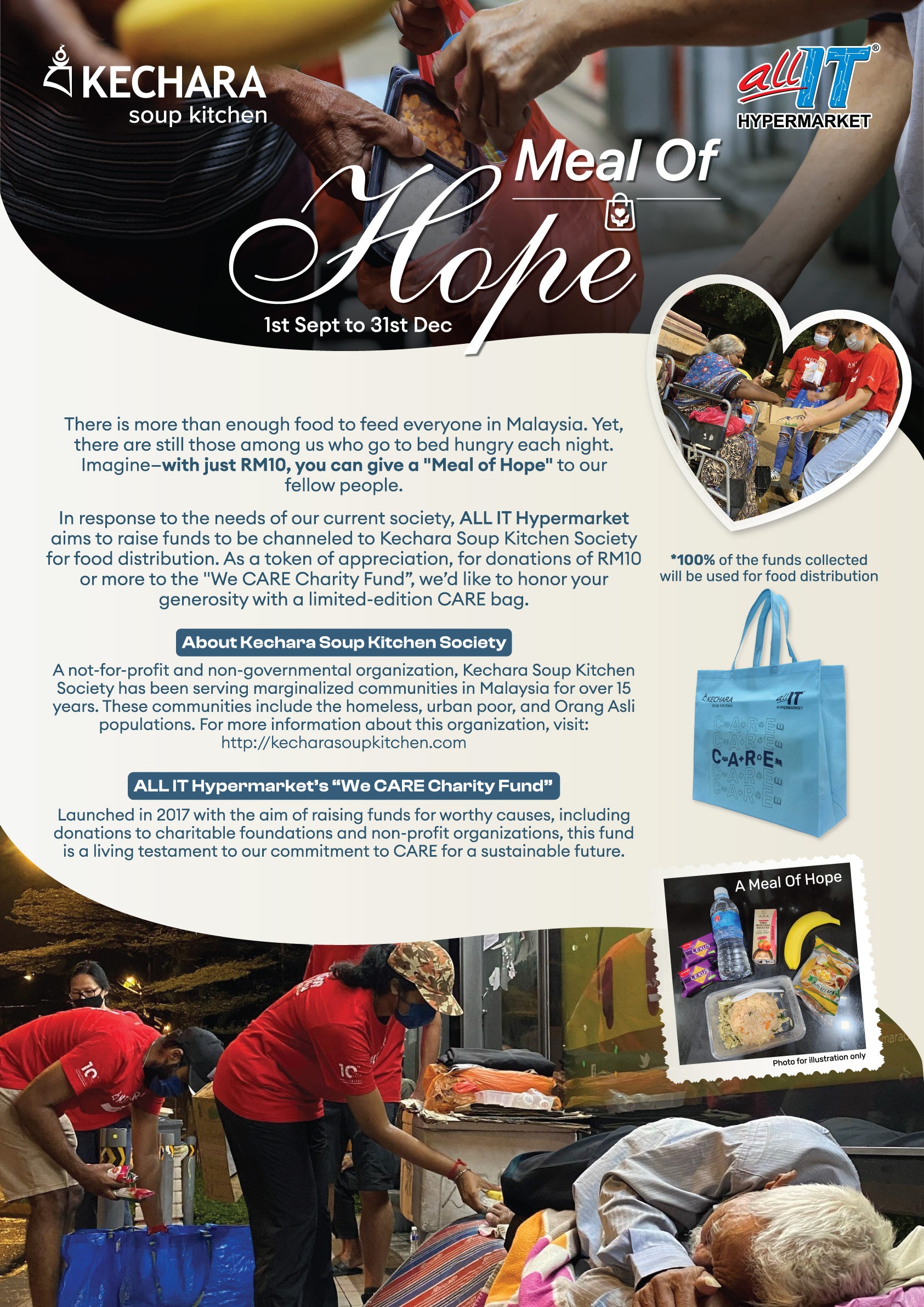 Meal of Hope: ALL IT Hypermarket x Kechara Soup Kitchen - Wiki Impact